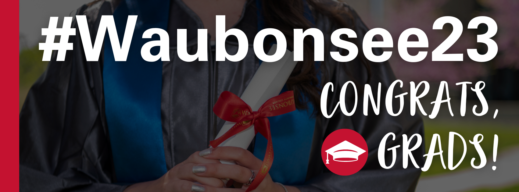 2023 Graduation Profile Cover - Twitter/Facebook Option 2 | Waubonsee Community College